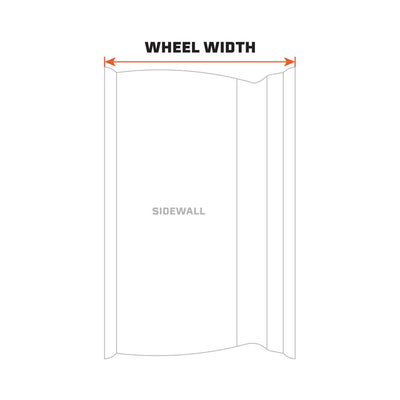 Ascent Wheel 17x8.5, Gloss Black, Aluminum