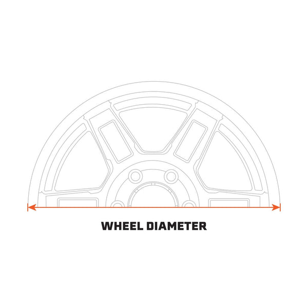 Ascent Wheel 17x8.5, Gloss Black, Aluminum