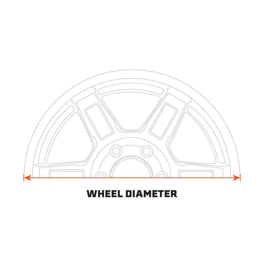 Ascent Wheel 17x8.5, Gloss Black, Aluminum